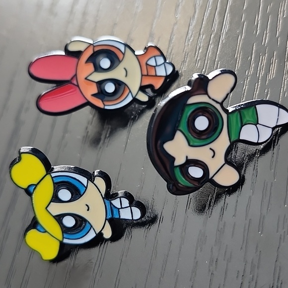 Cartoon Network | Jewelry | Cartoon Network Powerpuff Girls Pin Set ...